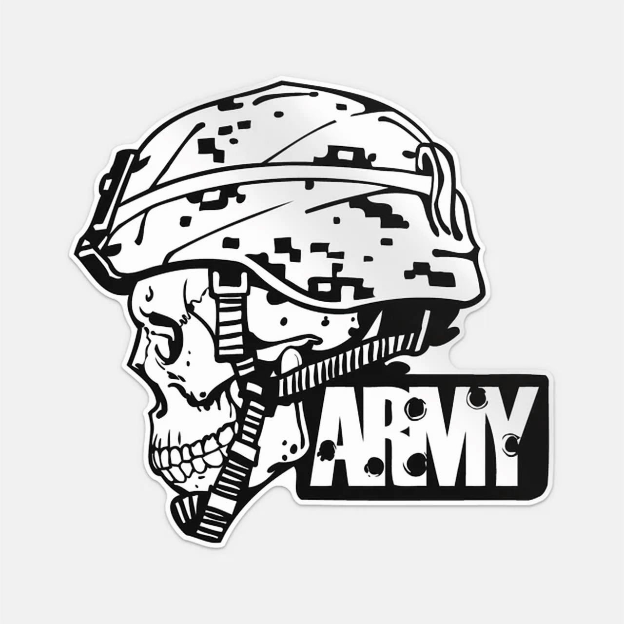 DOPASTICKER Usa Army Military Sticker Decal Phone Decal Water Bottle ...