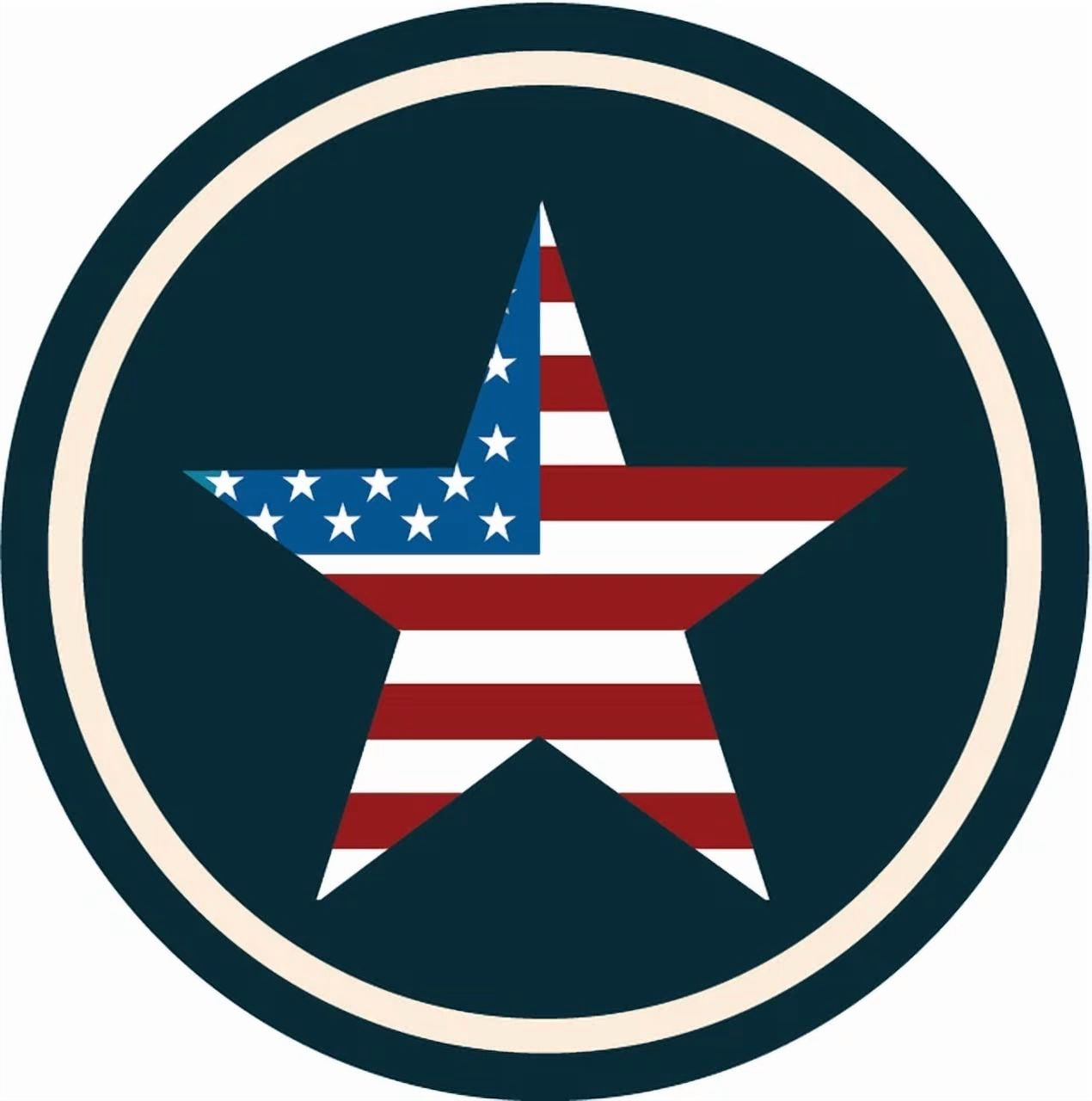 DOPASTICKER Usa Flag Star Car Sticker Phone Water Bottle Stickers, Cars ...