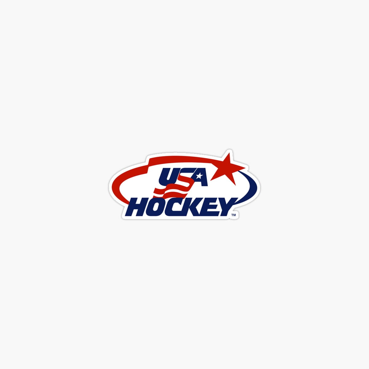 DOPASTICKER Usa Hockey Logo Sticker, Phone Sticker Car Stickers ...