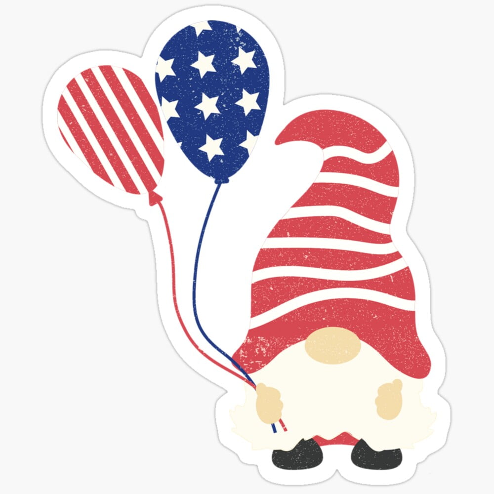 DOPASTICKER Usa Independence Day 4Th Of July Sticker Fourth Of July ...