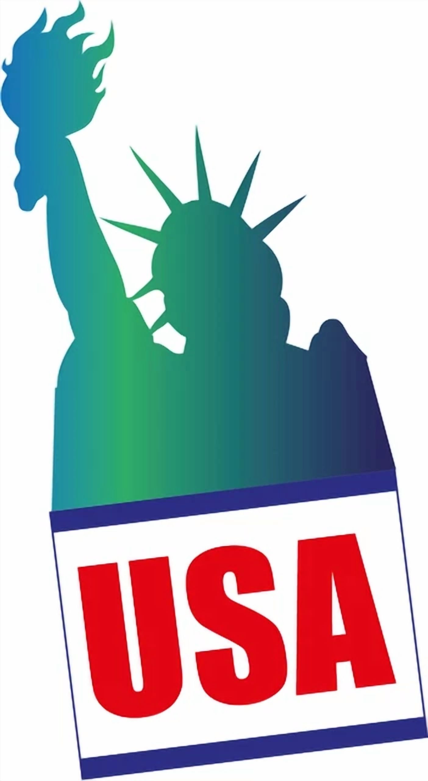 DOPASTICKER Usa Statue Of Liberty Green Sticker Decal Phone Decal Water ...