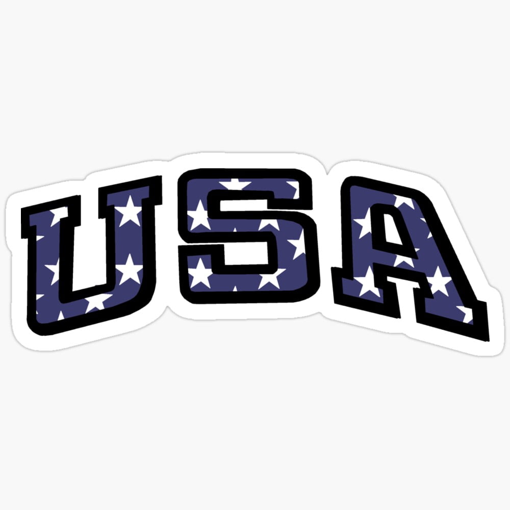 DOPASTICKER Usa Sticker Fourth Of July Sticker, Memorial Day Sticker ...