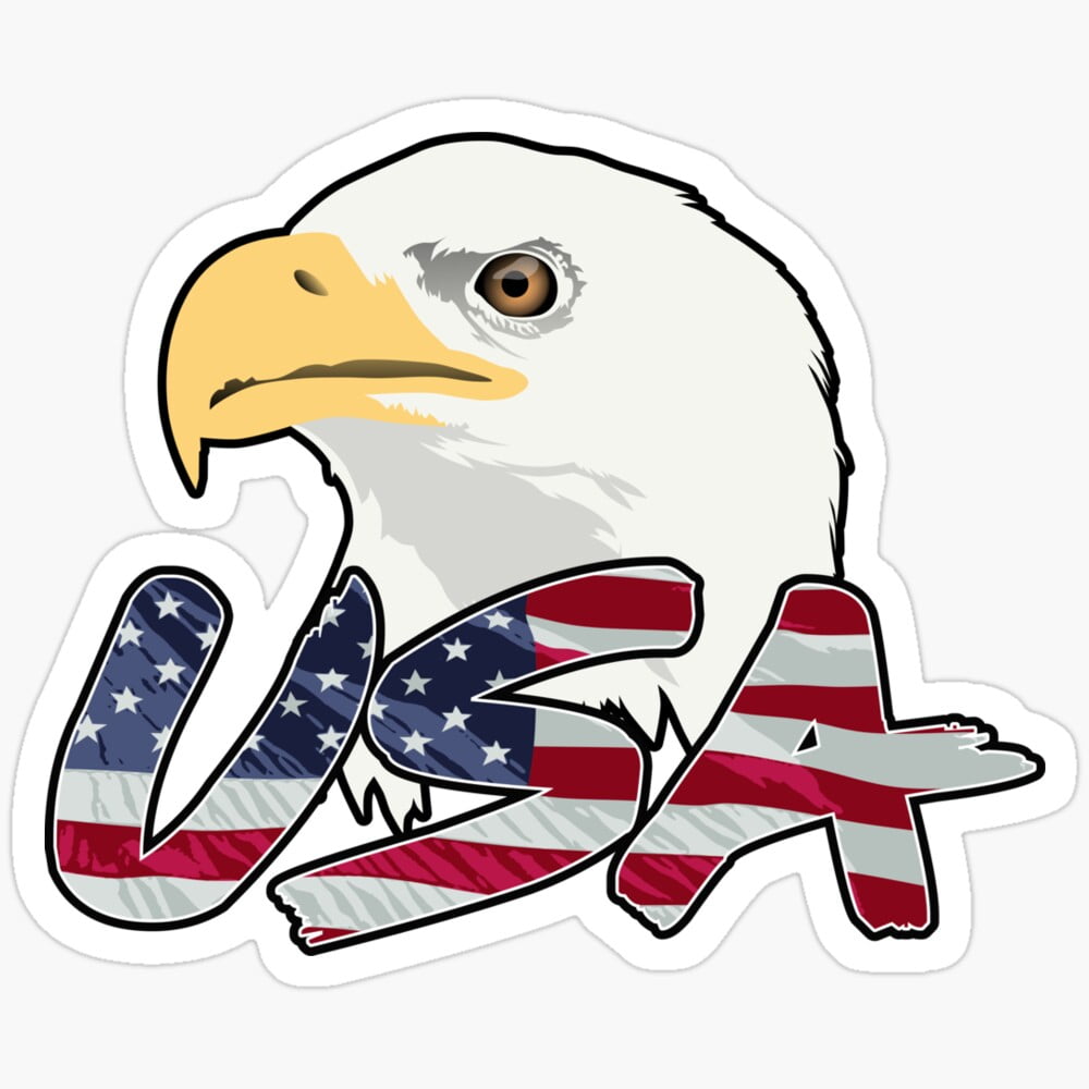 DOPASTICKER Usa Sticker Fourth Of July Sticker, Memorial Day Sticker ...