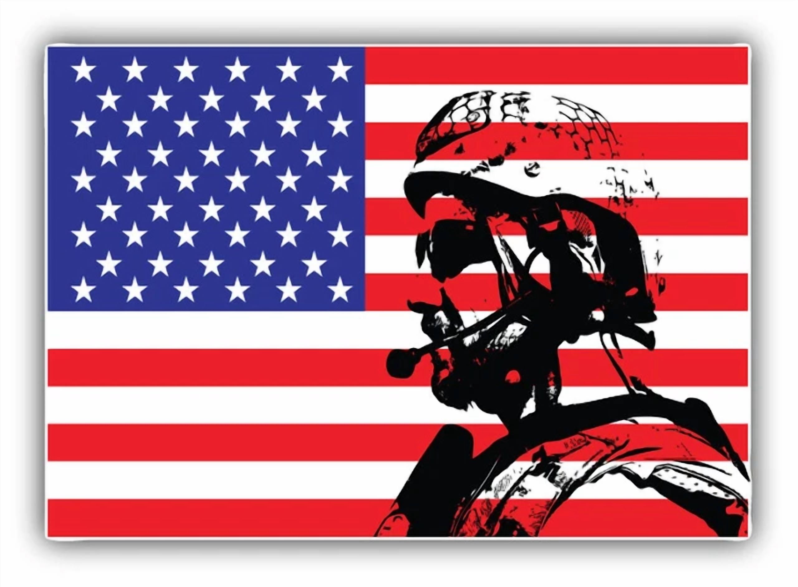 DOPASTICKER Usa World Flag Seal Warfare Operator Sticker Decal Phone ...
