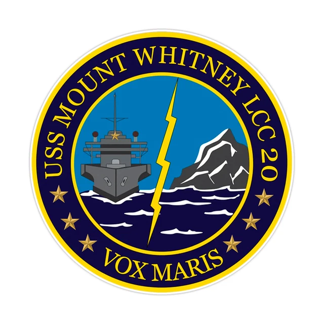 DOPASTICKER Uss Mount Whitney Lcc 20 Vox Maris Sticker Military Decal ...