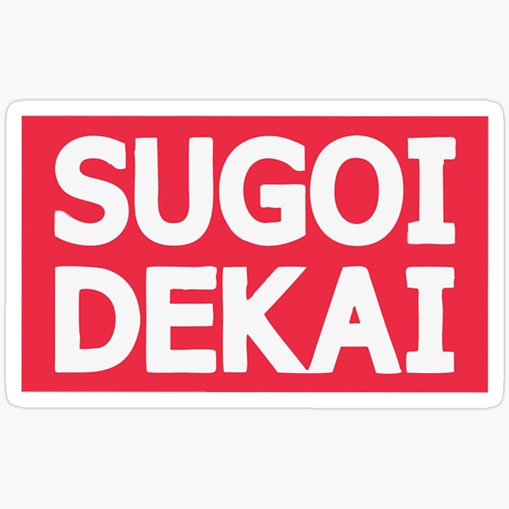 DOPASTICKER Uzaki-Chan, Sugoi Dekai Sticker Phone Decal Water Bottle ...