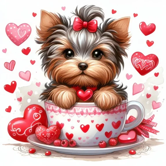 DOPASTICKER V-Day Dog Car Sticker Dogs Sticker Phone Sticker, Latop ...