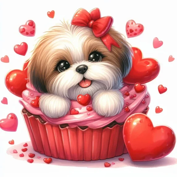 DOPASTICKER V-Day Dog Car Sticker Dogs Sticker Phone Sticker, Latop ...