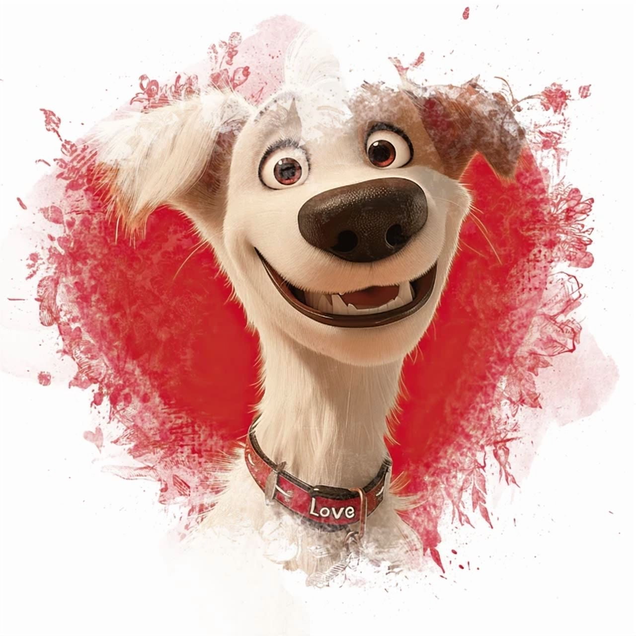 DOPASTICKER V-Day Dogs Car Sticker Dogs Sticker Phone Sticker, Latop ...