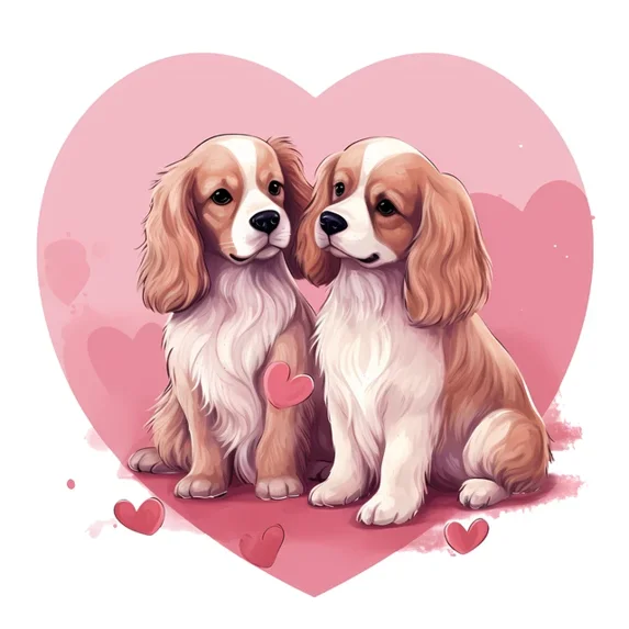 DOPASTICKER V-Day Dogs Car Sticker Dogs Sticker Phone Sticker, Latop ...