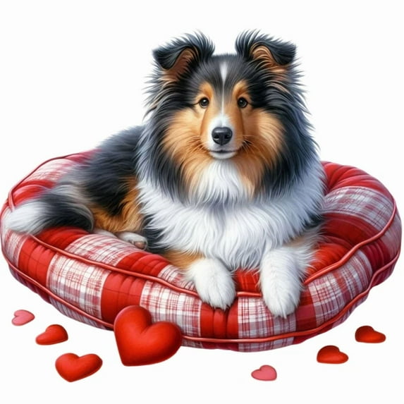 DOPASTICKER V-Day Dogs Car Sticker Dogs Sticker Phone Sticker, Latop ...