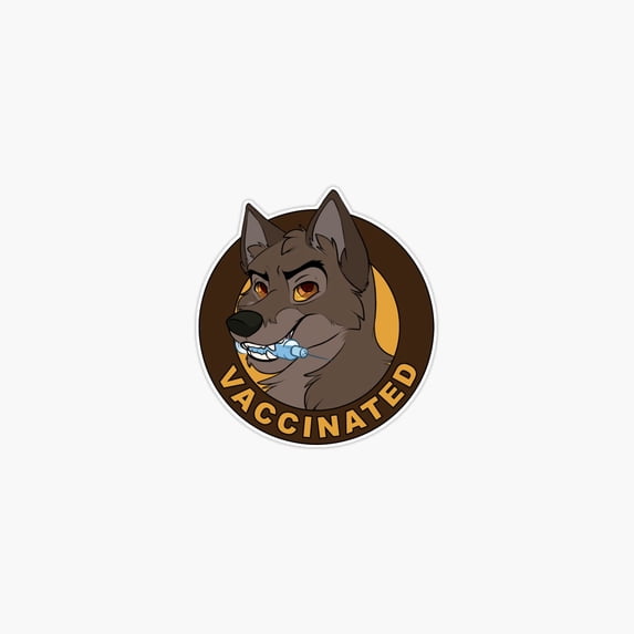 DOPASTICKER Vaccinated Sticker, Phone Sticker Water Bottle Sticker Car ...