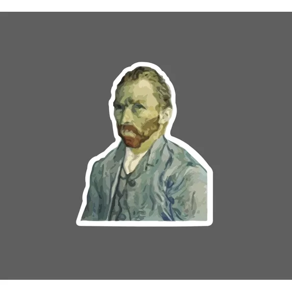 DOPASTICKER Van Gogh Sticker Artist Art History Sticker Phone Sticker ...