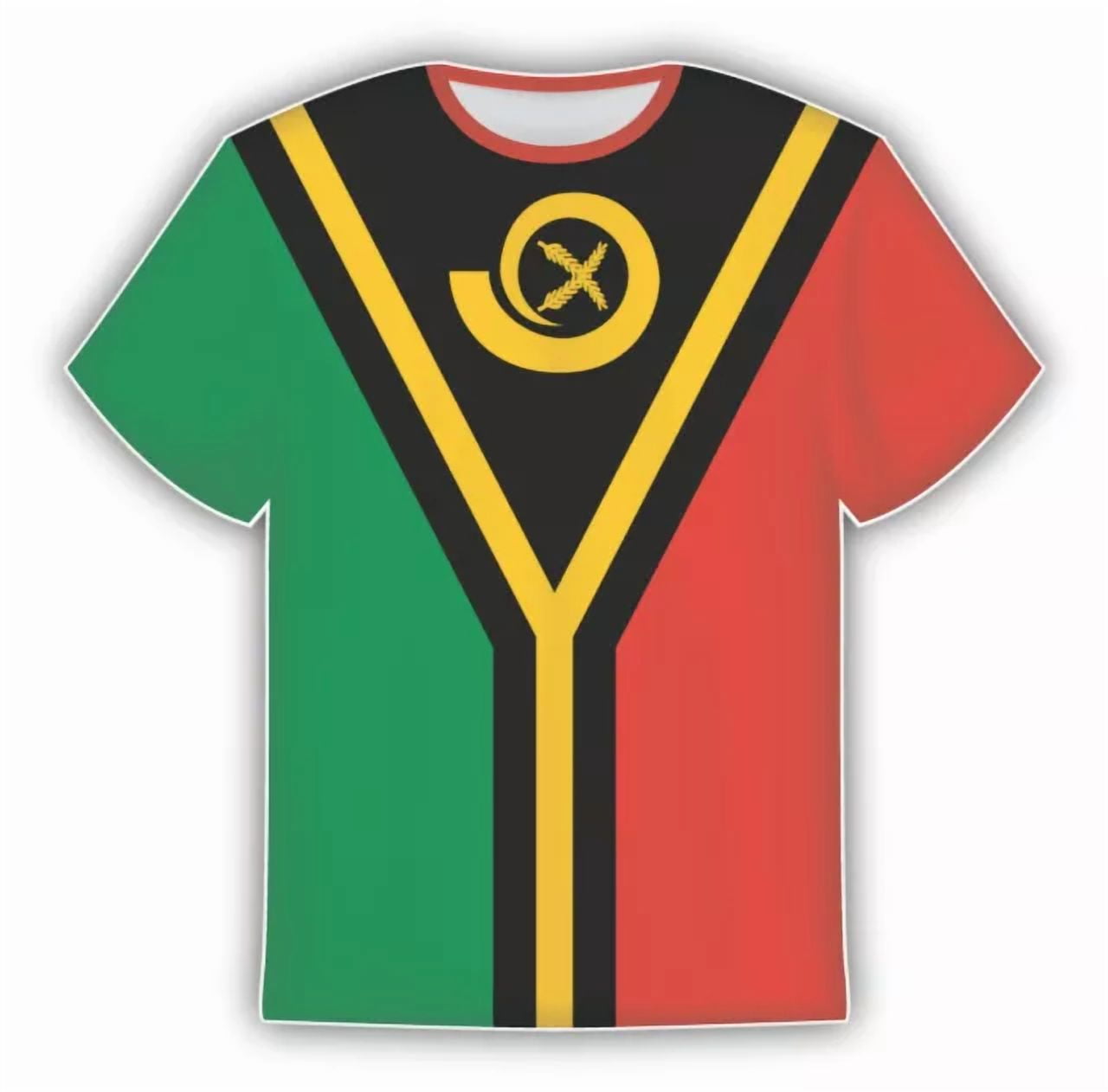 DOPASTICKER Vanuatu Flag Sticker In The Form Of T Shirt Sticker Phone ...