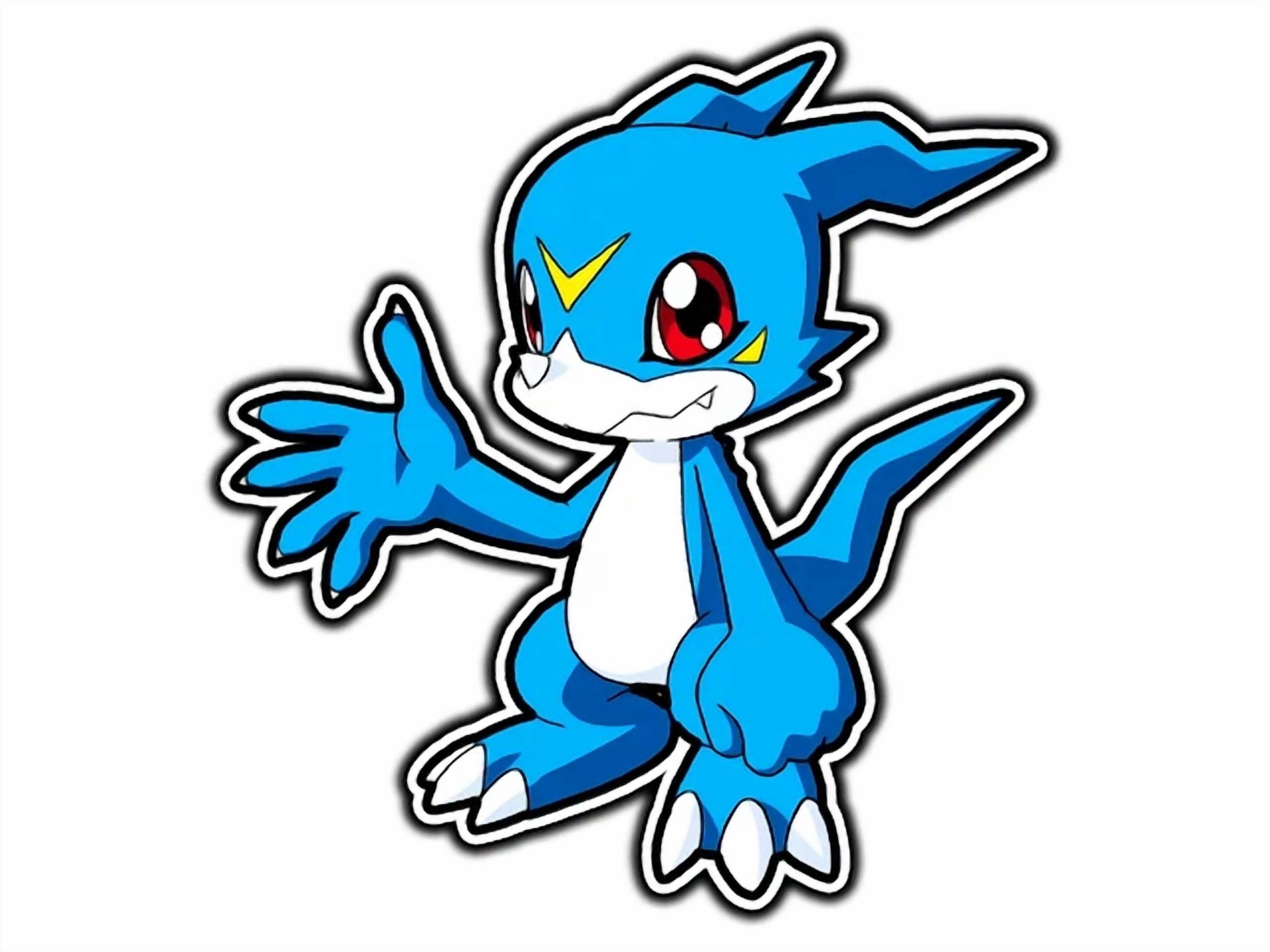 DOPASTICKER Veemon Decorative Laptop, Phone Stickers, Waterproof Decals ...