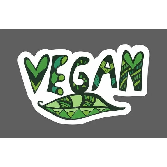 DOPASTICKER Vegan Sticker Plants Green Sticker Phone Sticker, Latop ...