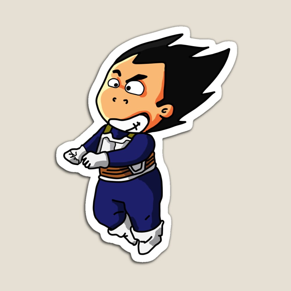 DOPASTICKER Vegata Drawing, Phone Sticker, Latop Sticker, Lover Gift ...