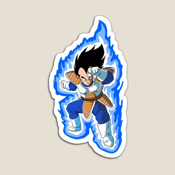 DOPASTICKER Vegeta Unleashed Decorative Laptop, Phone Stickers ...