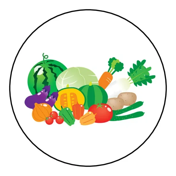 DOPASTICKER Vegetables, Garden, Stickers Gift You - Decorate Laptops ...