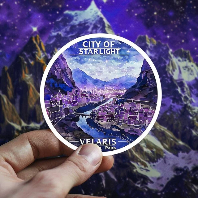 DOPASTICKER Velaris National Park Sticker A Court Of Thorns And Ros ...