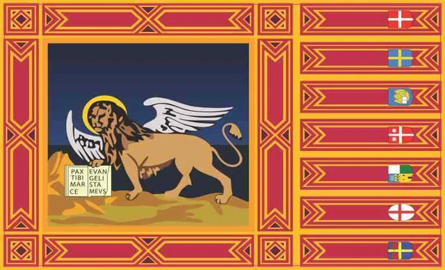 DOPASTICKER Veneto Flag Sticker Italy Stickers Car Door Truck Flags ...