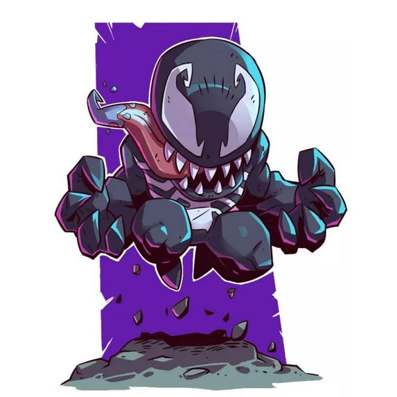 DOPASTICKER Venom Jump Decorative Laptop, Phone Stickers, Waterproof ...