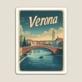 DOPASTICKER Verona Historic Bridge Dusk Scenic Travel Art Sticker Phone ...