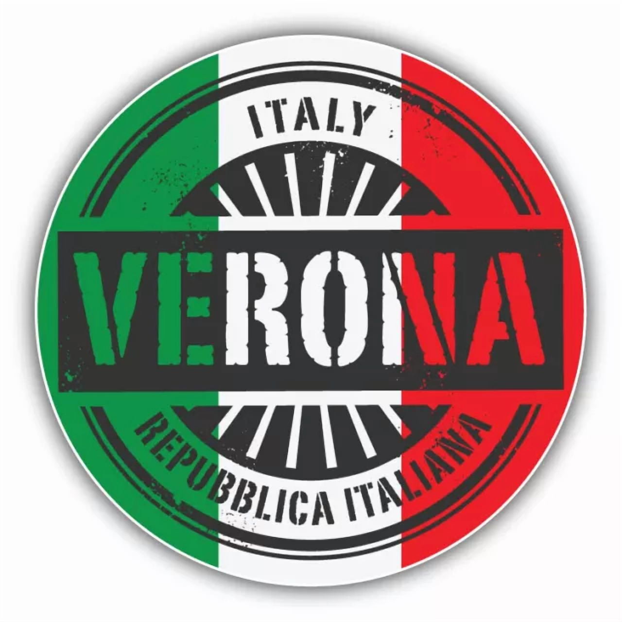 DOPASTICKER Verona Italy World Flag Sticker Decal Phone Decal Water ...