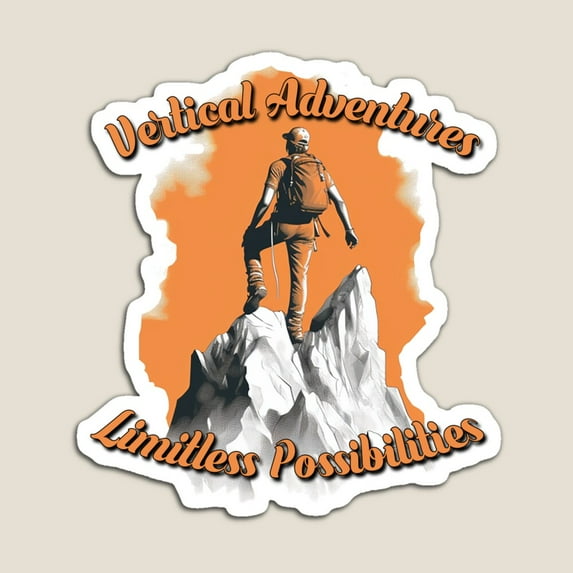 DOPASTICKER Vertical Adventures, Limitless Possibilities. Sticker ...