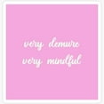 DOPASTICKER Very Demure, Very Mindful Perfect Gift Everyone Phone Decal ...