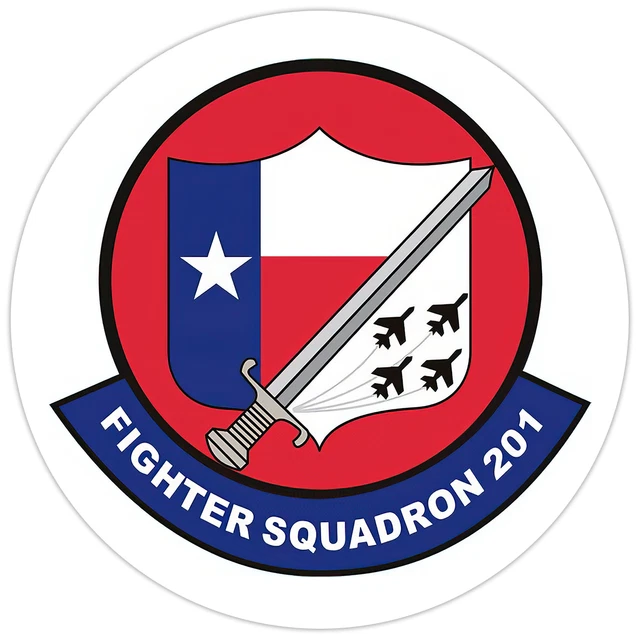 DOPASTICKER Vfa-201 'Fighting 201' Sticker Military Soldier Decal Phone ...