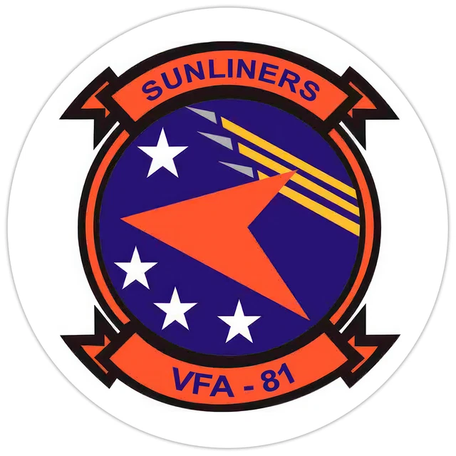 DOPASTICKER Vfa-81 'Sunliners' Sticker Military Soldier Decal Phone ...