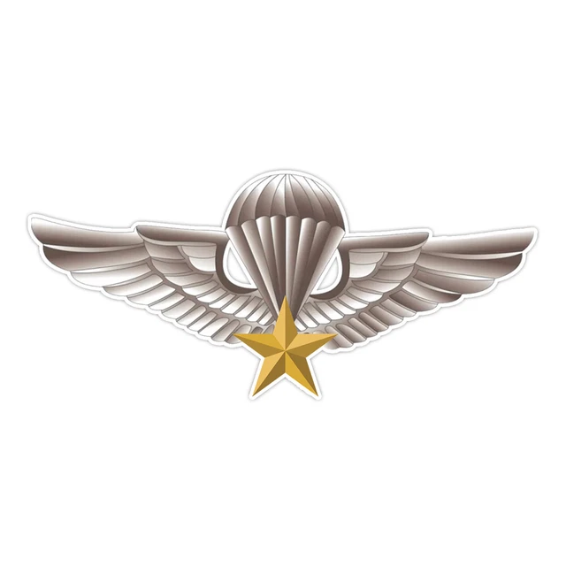 DOPASTICKER Vietnam Airborne Qualification Badge X 300 Sticker Military ...