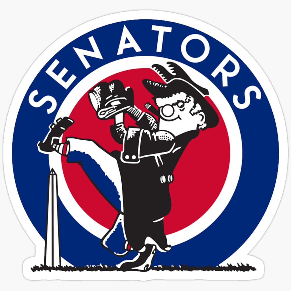 DOPASTICKER Vintage Baseball - 1955 Washingtonenators Defunct ...