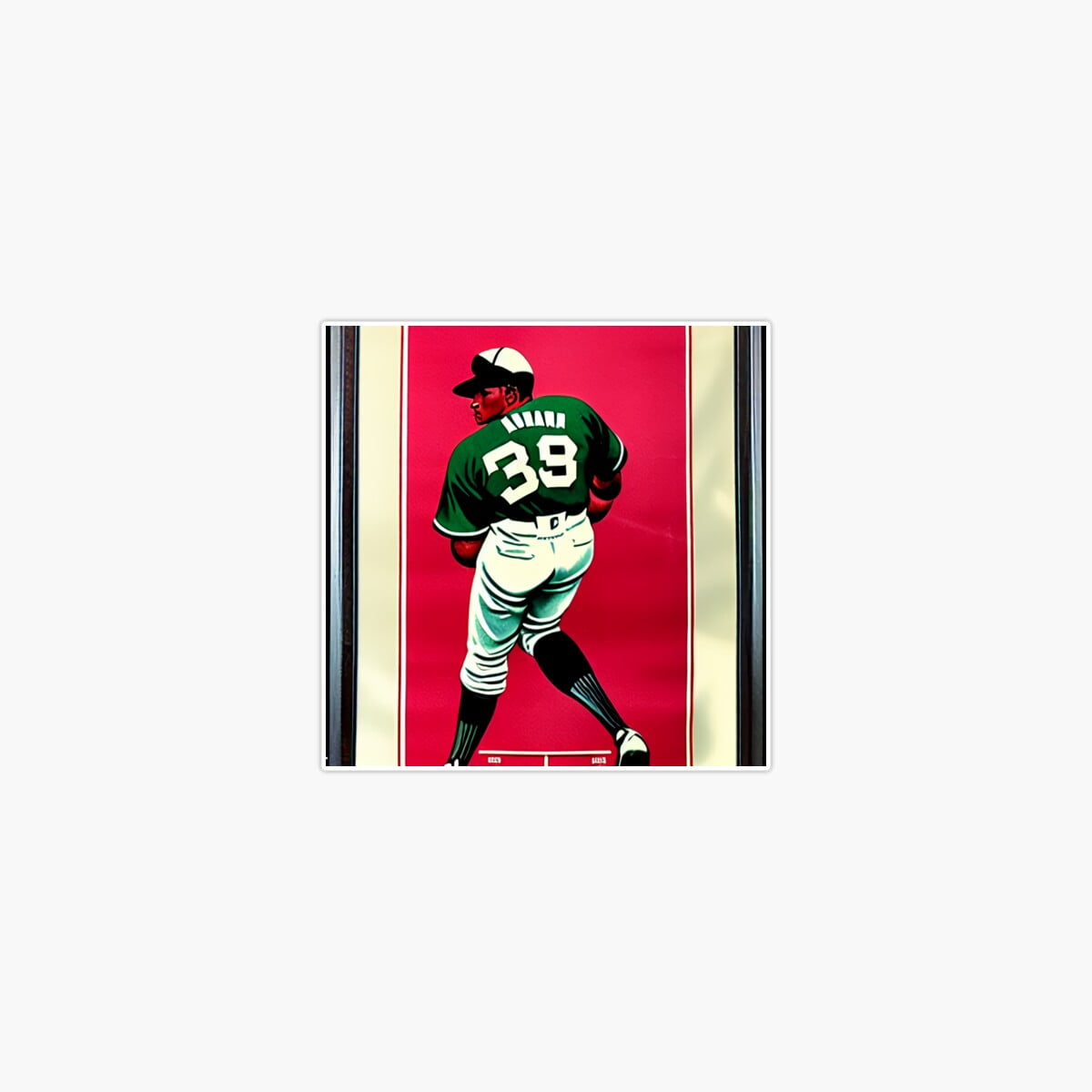 DOPASTICKER Vintage Baseball Pitcher 90S Sticker, Phone Sticker Car ...