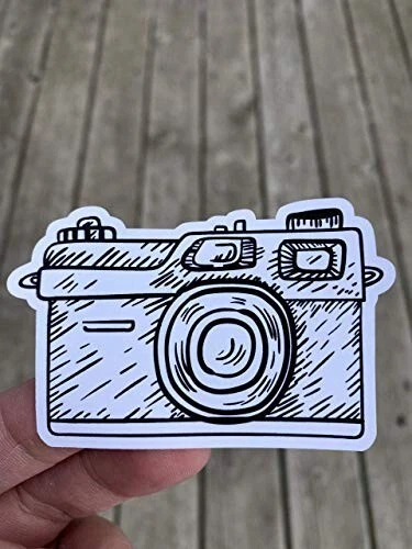 DOPASTICKER Vintage Camera Sticker Photographer Phone Decal Water ...
