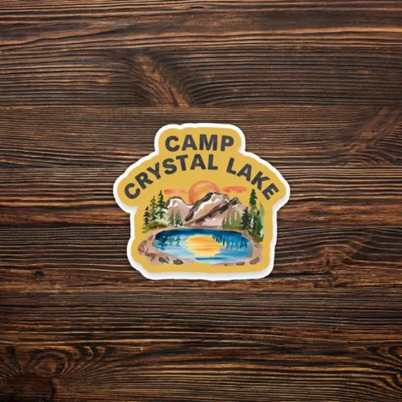 DOPASTICKER Vintage Camp Crystal Lake Sticker - Friday The 13Th Horror ...