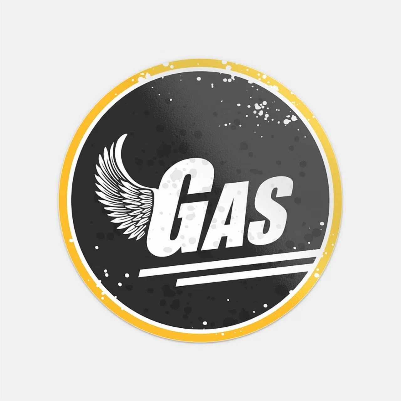 DOPASTICKER Vintage Gasoline Gas Auto Sign Sticker Decal Phone Decal ...