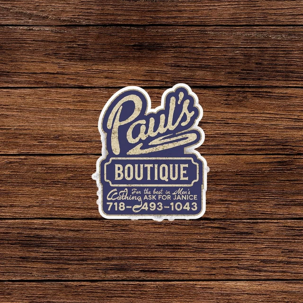 DOPASTICKER Vintage Paul'S Boutique Clothing Shop Sticker - Retro ...