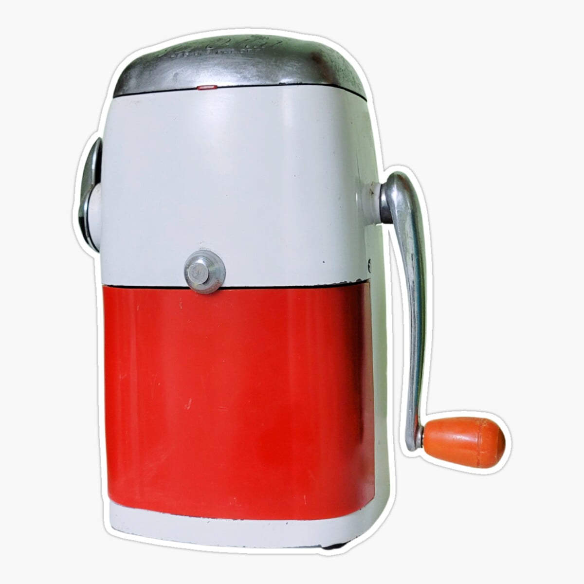 DOPASTICKER Vintage Red Ice Crusher Sticker, Phone Sticker Car Stickers ...