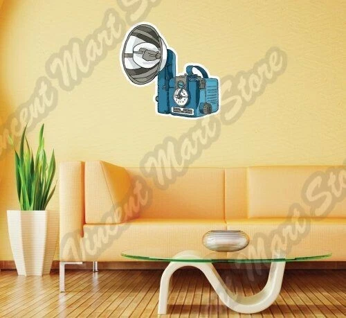 DOPASTICKER Vintage Retro Photo Camera Photographer Wall Sticker Room ...