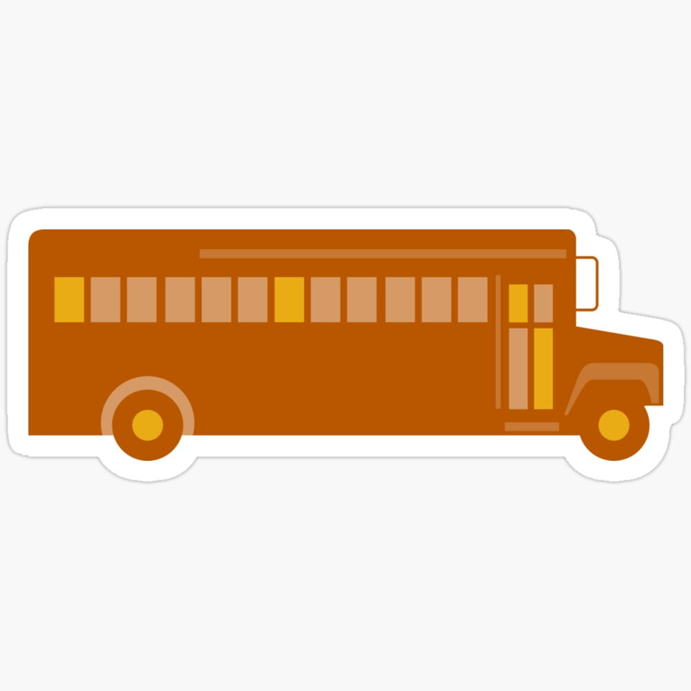 DOPASTICKER Vintage School Bus Side Retro Sticker Phone Decal Water ...