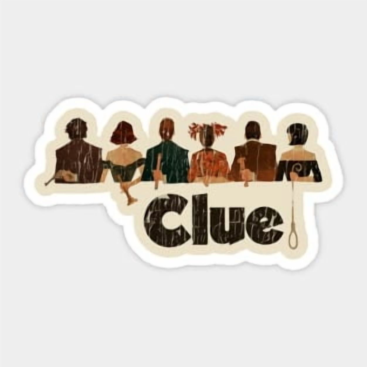 DOPASTICKER Vintage Style - Clue Movie Decorative Laptop, Phone ...