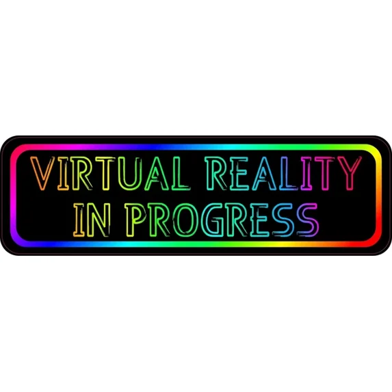 DOPASTICKER Virtual Reality In Progress Sticker Phone Sticker, Latop ...