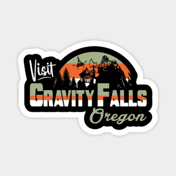 DOPASTICKER Visit Gravity Falls Decorative Laptop, Phone Stickers ...