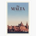 DOPASTICKER Visit Malta Glossy Sticker Waterproof Sticker For Water ...