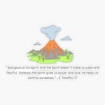 DOPASTICKER Volcano 2 Timothy 1:7 Sticker, Phone Sticker Car Stickers ...