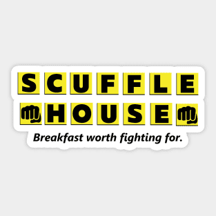 DOPASTICKER Waffle House - Scuffle House Decorative Laptop, Phone ...