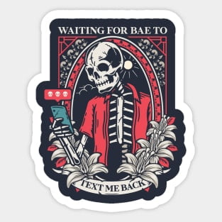DOPASTICKER Waiting For Bae Decorative Laptop, Phone Stickers ...