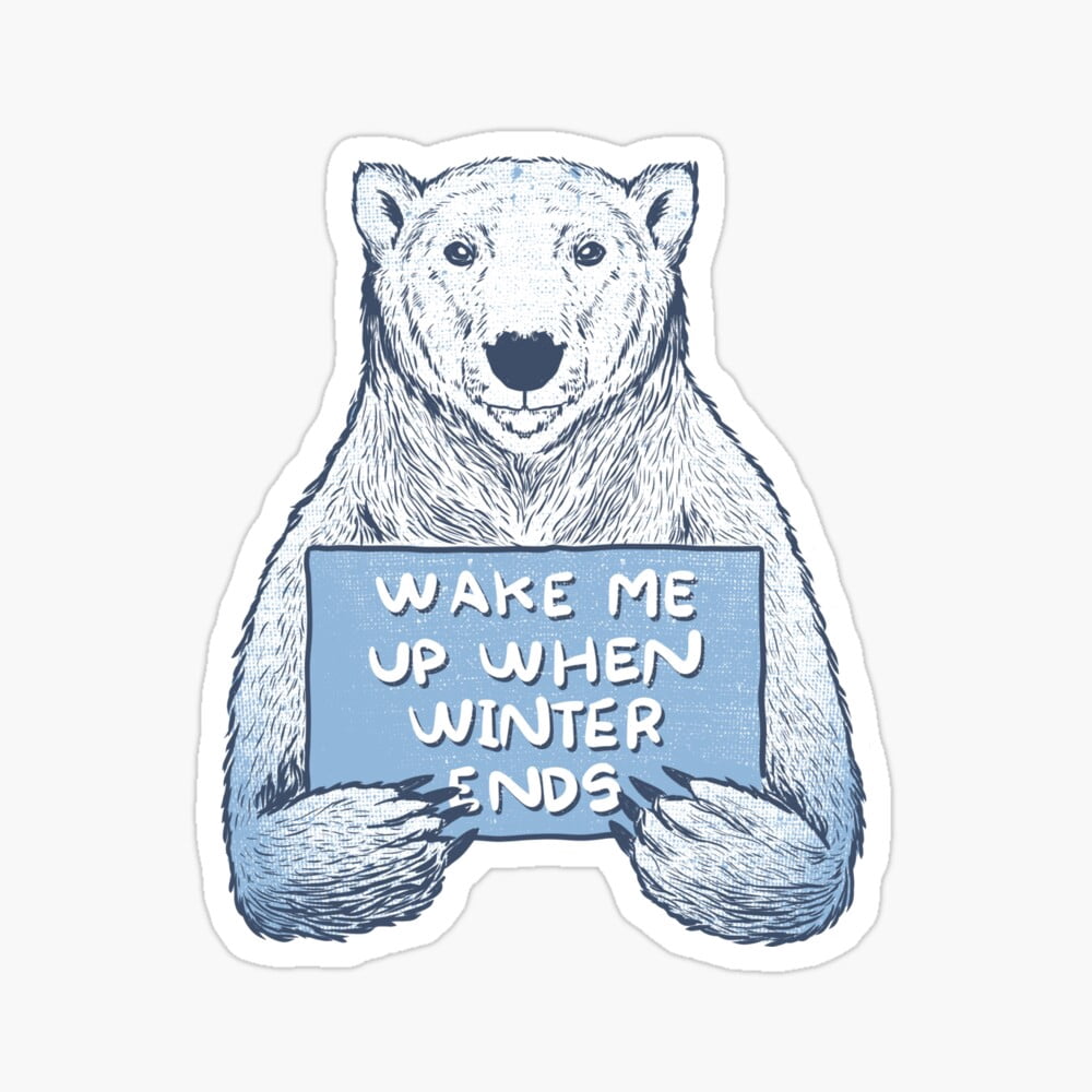 DOPASTICKER Wake Me Up When Winter Ends - Hot Trending Sticker Phone ...